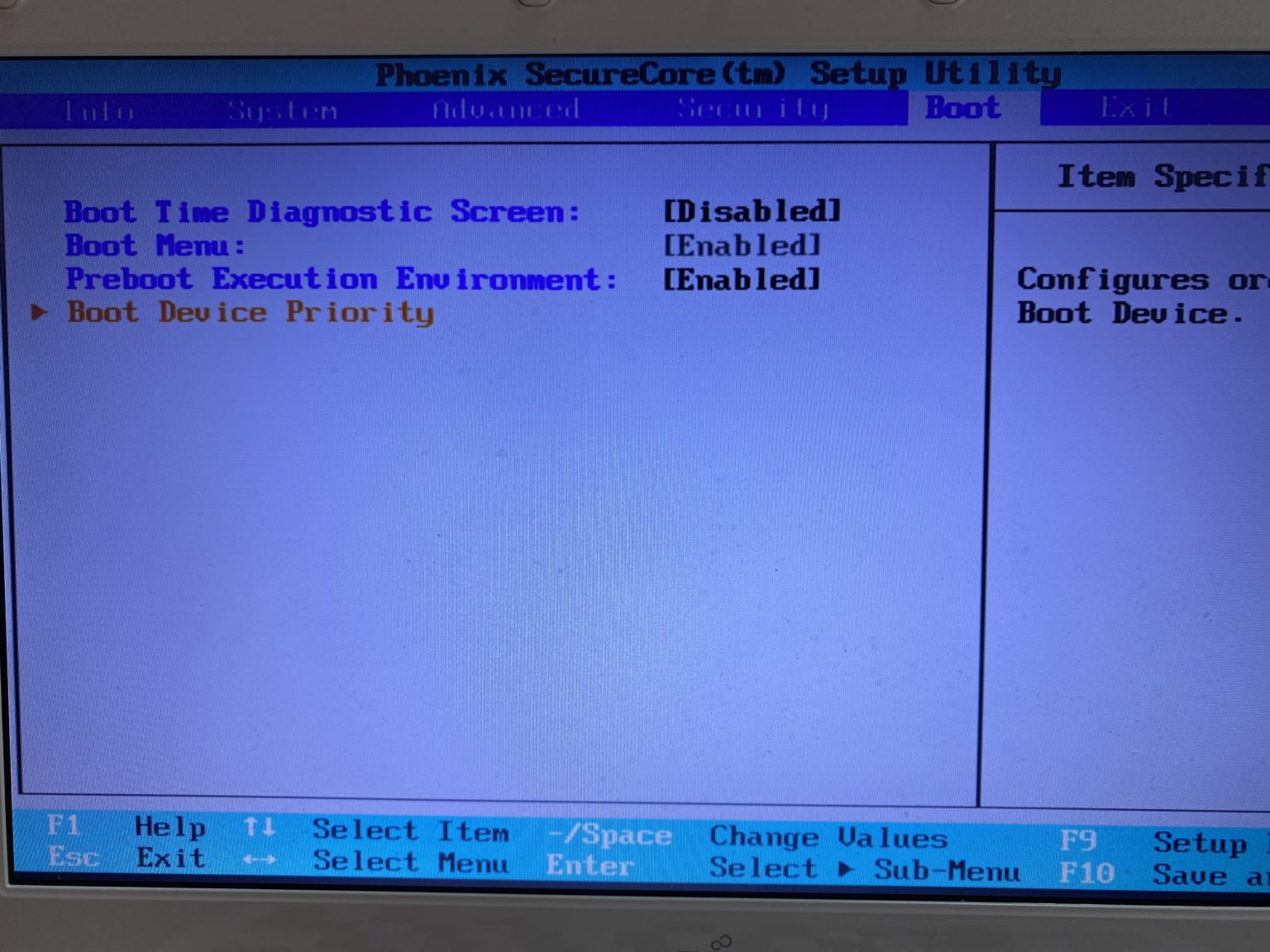 富士通PCでUSBから起動(USBブート)する方法